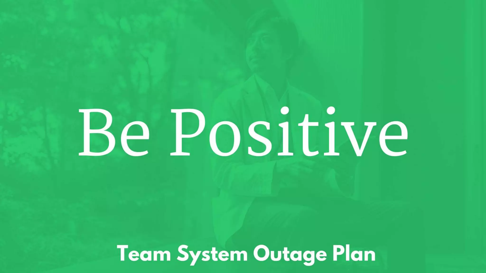 Team System Outage Plan | PPT