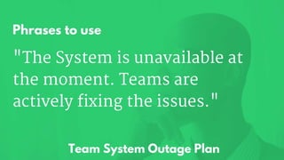 Team System Outage Plan | PPTX