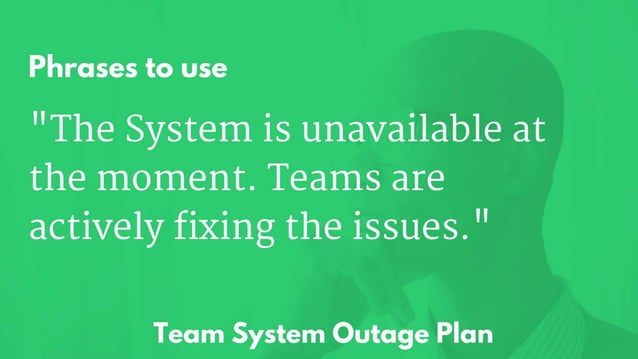 Team System Outage Plan | PPT
