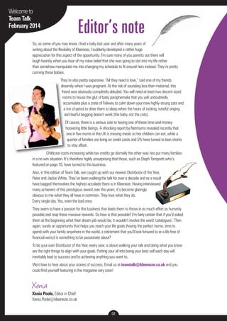 Team talk-issue-february-2014 kleeneze | PDF