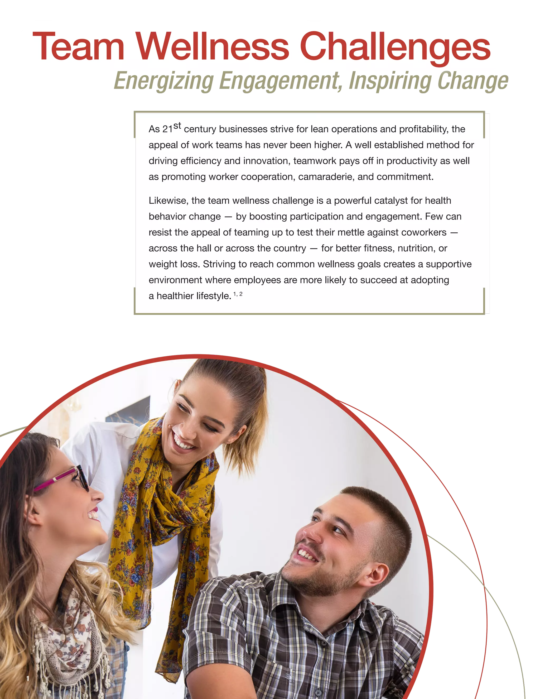 Team Wellness Challenges | PDF