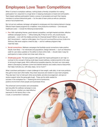 Team Wellness Challenges | PDF