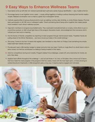 Team Wellness Challenges | PDF