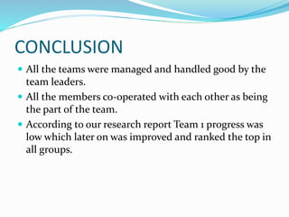 Team work-report | PPTX