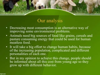 Meat consumption, health, and the environment. | PPTX