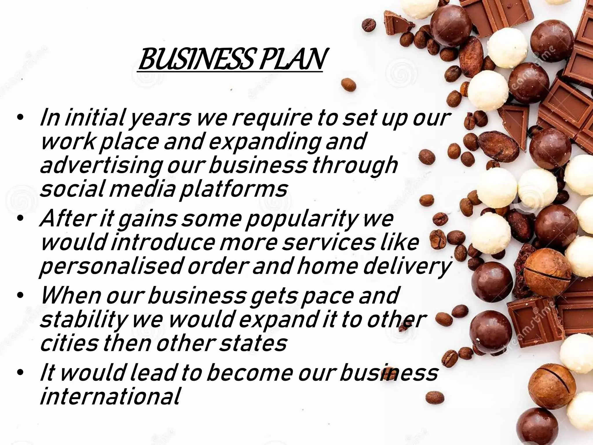 choco girls business plan | PPT