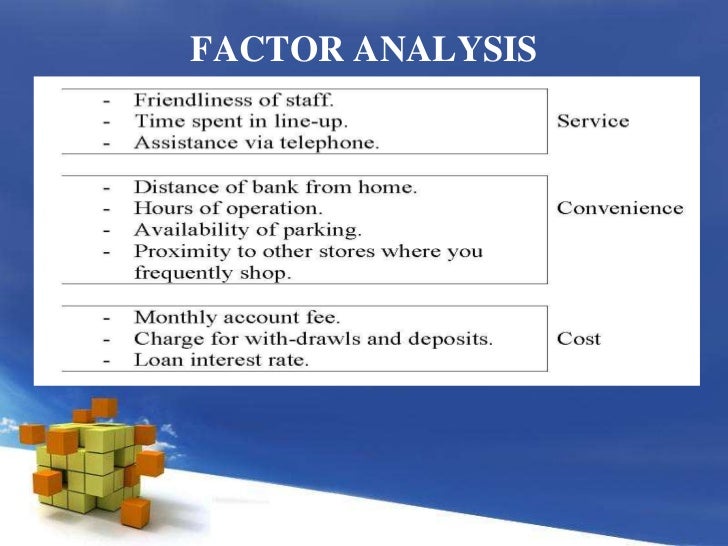 Factor Analysis Factor Analysis