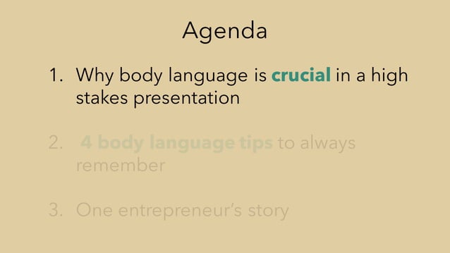Use Body Language to Rock Your Next Presentation | PDF