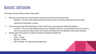 Cassandra REST API with Pagination TEAM 15 | PDF | Databases | Computer ...