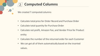 Online Retailing Database System on Amazon | PPT