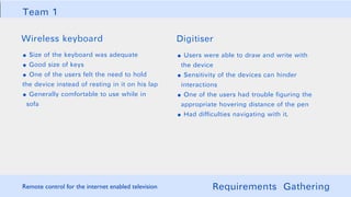 HCI: Internet-Enabled TV Remote Control | PDF