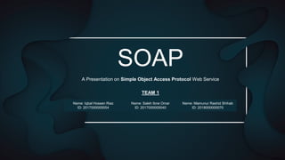 Presentation on Simple Object Access Protocol | SOAP | PPT | CSE | Presentation | PPT