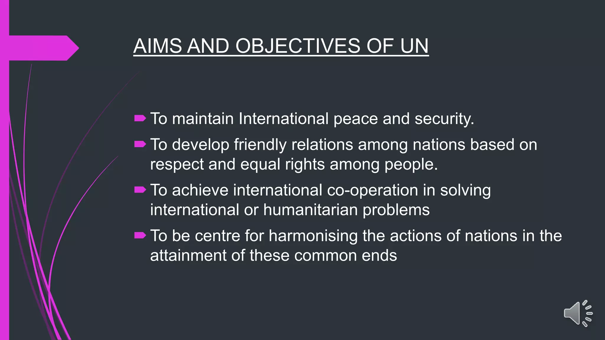 THE UNITED NATIONS ORGANISION | PPTX
