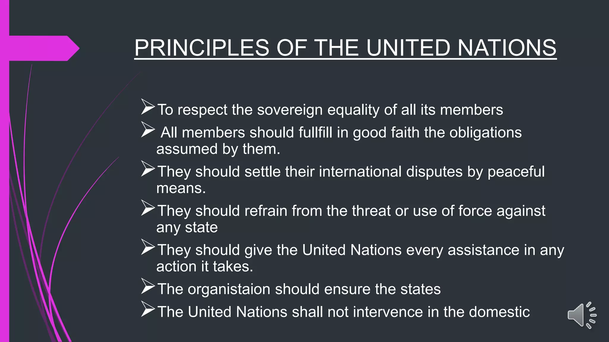 THE UNITED NATIONS ORGANISION | PPTX