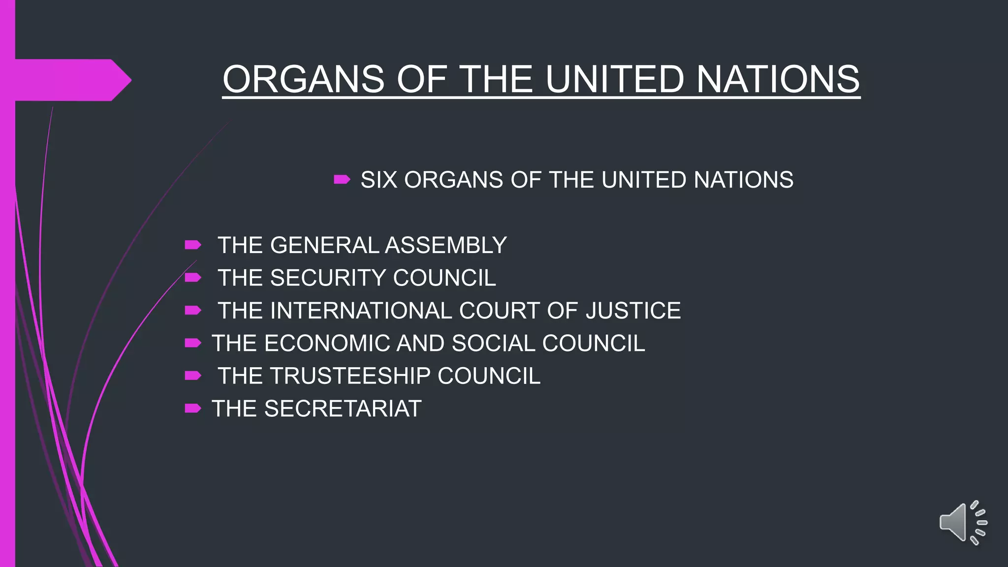 THE UNITED NATIONS ORGANISION | PPTX