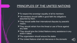 THE UNITED NATIONS ORGANISION | PPTX