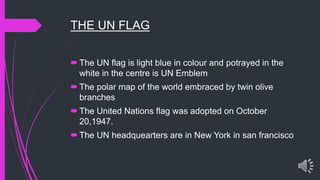 THE UNITED NATIONS ORGANISION | PPTX