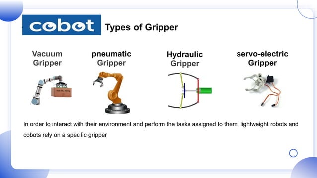 Cobot Arm Gripper Ppt