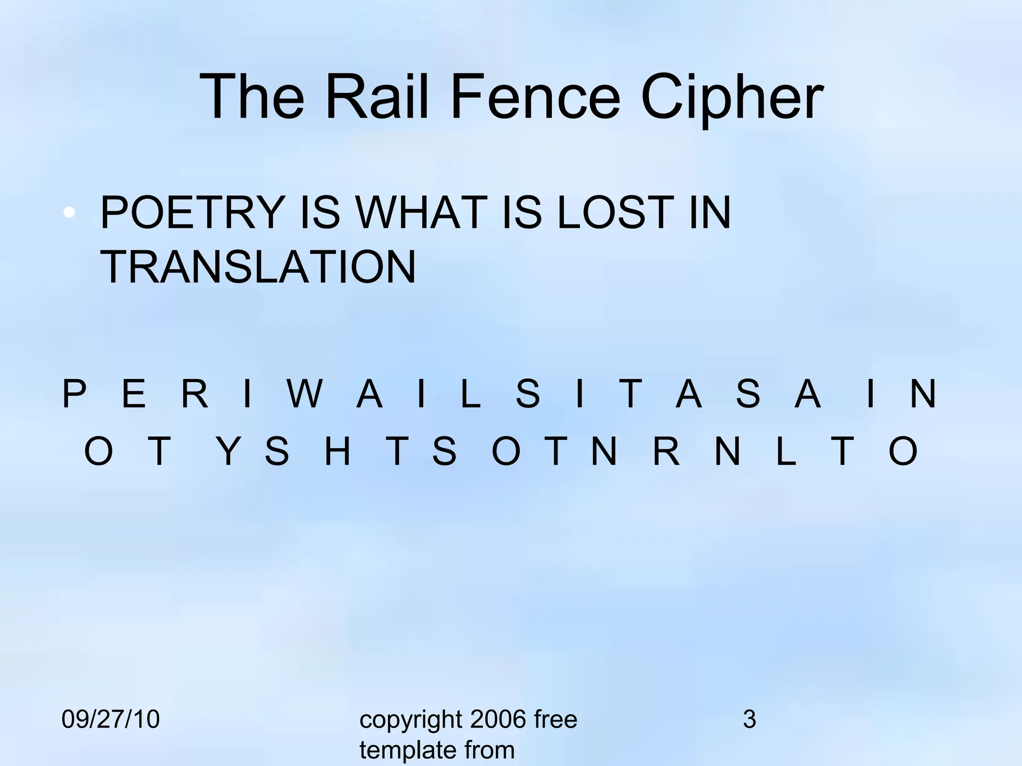 Transposition cipher - Network Security.ppt