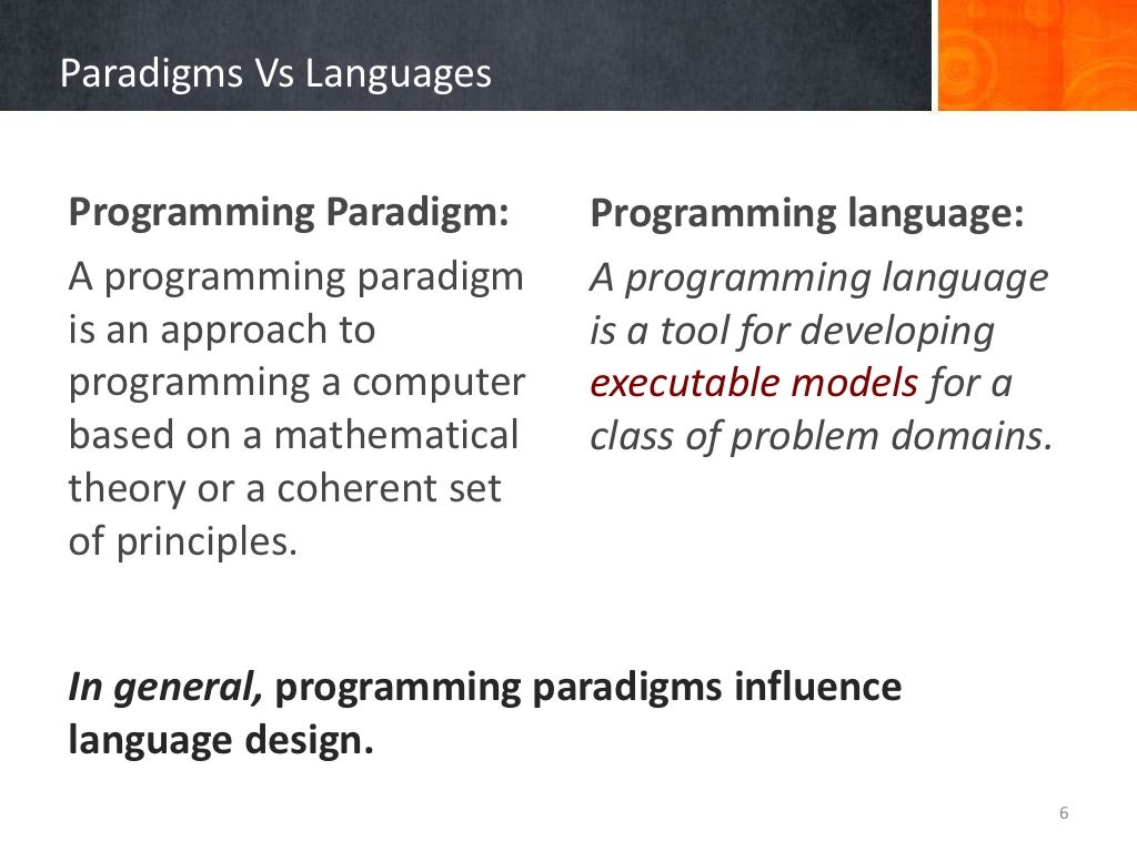 Programming Paradigms Seminar 1