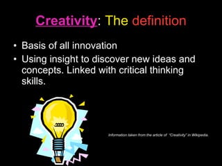 Team 3 Creativity Ze Presentation | PPT