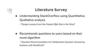 StackOverflow Data Analytics | PPT