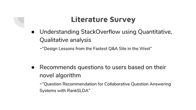 StackOverflow Data Analytics | PPT
