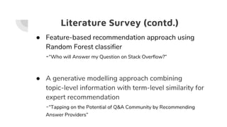 StackOverflow Data Analytics | PPT