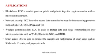 Eliptic Curve cryptography based on image | PPTX