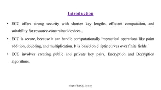 Eliptic Curve cryptography based on image | PPTX