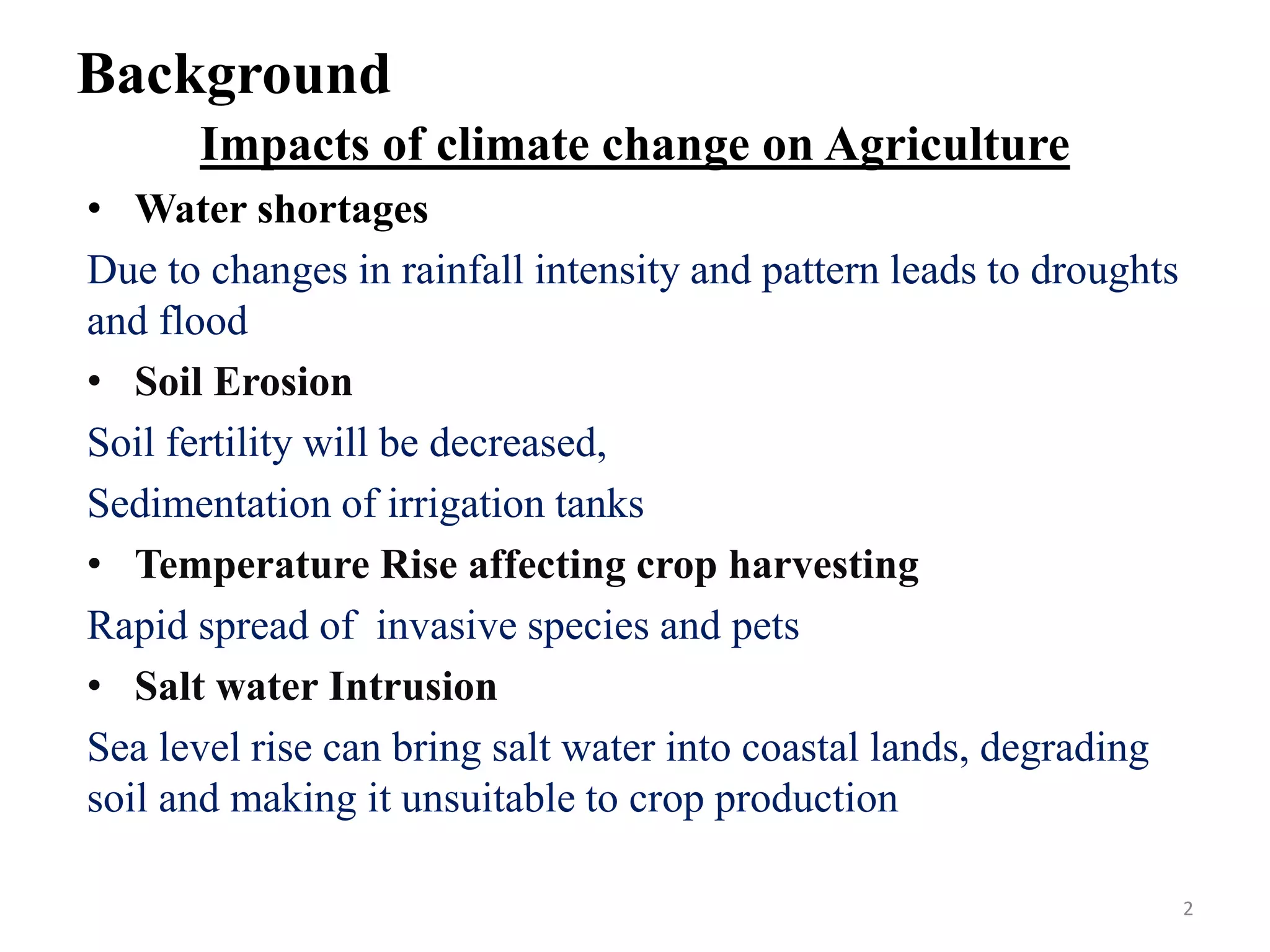 Enhancing Farmers' Resilience of Sri Lankan Dry Zones to a Changing ...