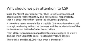 Give CSR a measure | PPT