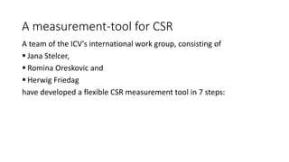 Give CSR a measure | PPT