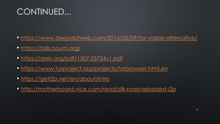 Team4_DeepDarkWeb the reality of dark web | PDF