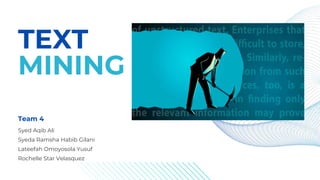 Text Mining - Advanced Customer Analytics | PPT