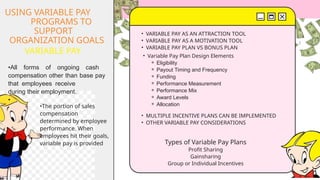 TEAM 6-Variable salary and wage Compensation (1).pptx | Free Download
