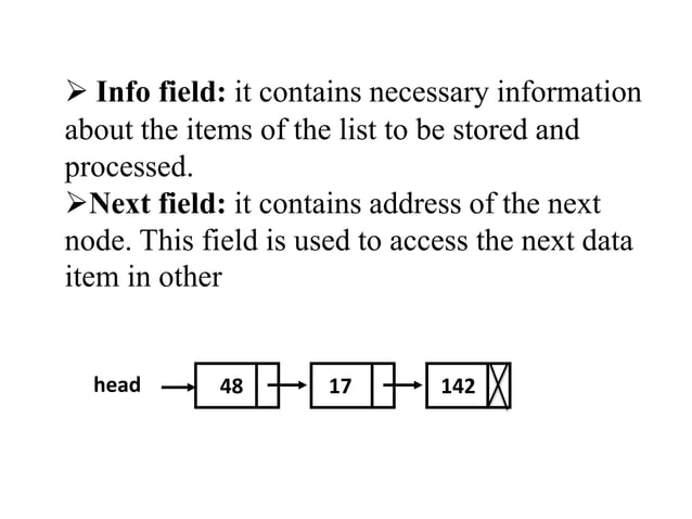 single linked list | PPTX | Programming Languages | Computing