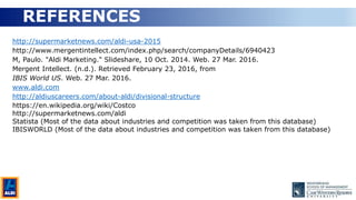 Aldi's Expansion Strategy | PPTX
