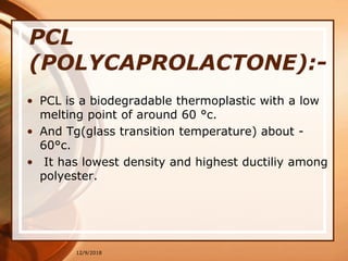 Polymers application on Medical Field | PPTX
