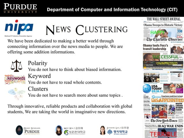 News Clustering Poster | PPTX