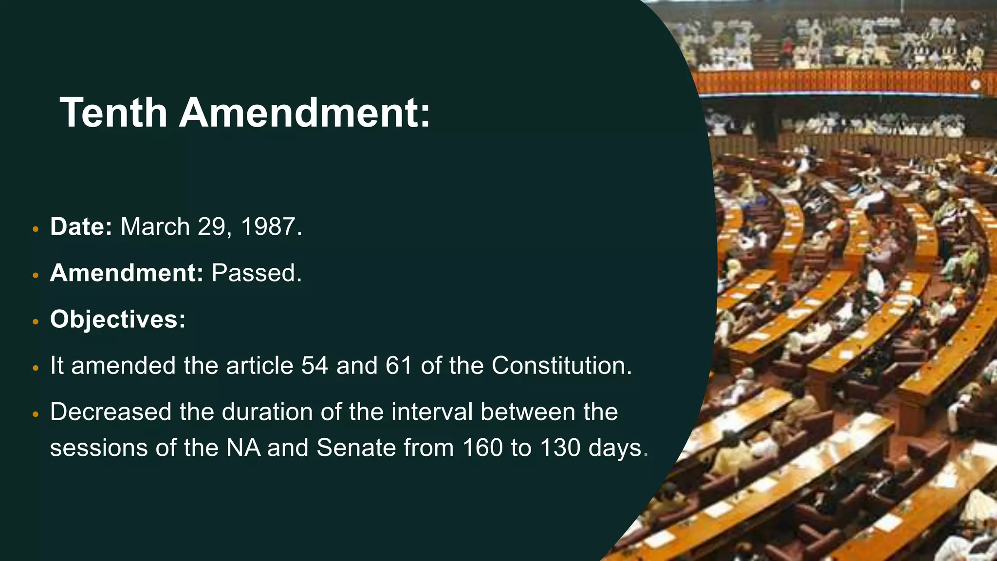 Pakistan Constitutional Amendments | PPTX