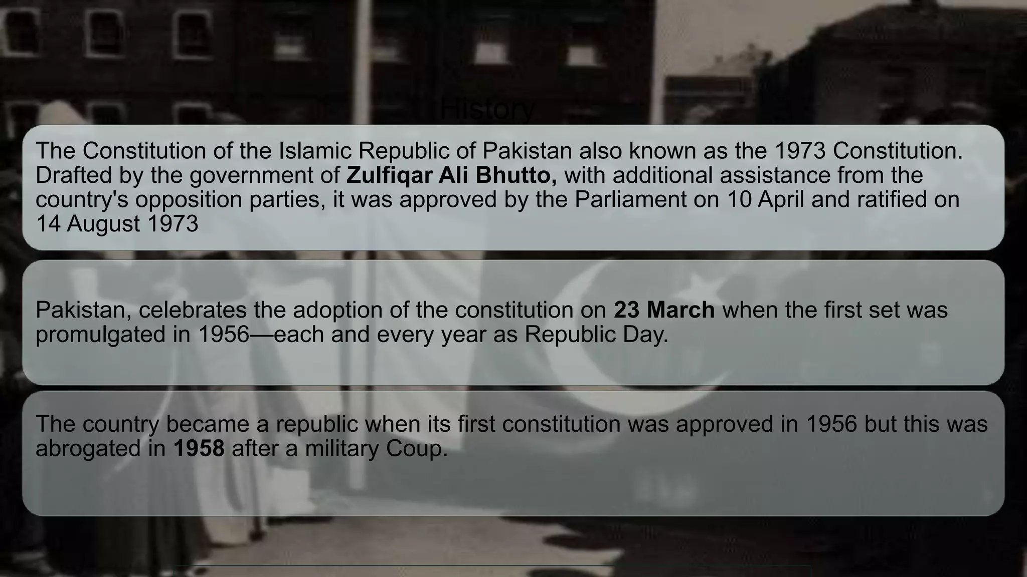 Pakistan Constitutional Amendments | PPTX