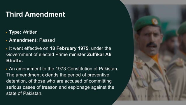 Pakistan Constitutional Amendments | PPTX | Islam | Religion & Spirituality