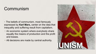 Capitalism and Communism: And their Comparison | PPTX