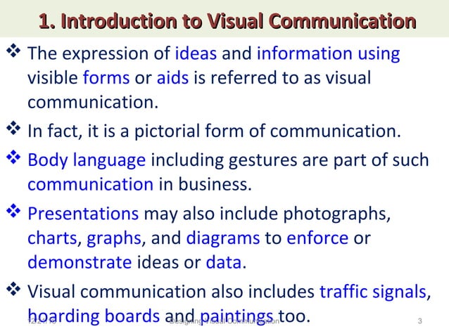 Designing Visual Communication | PPT