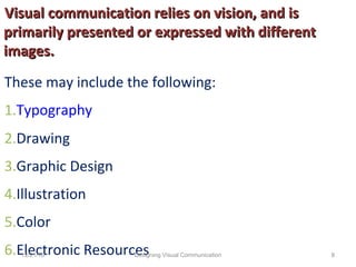 Designing Visual Communication | PPT