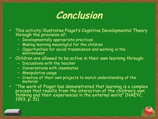 Team+A+Powerpoint+Piagets+Cognitive+Developmental+Theory+Activity | PPT