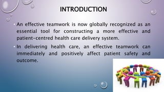 TEAM APPROACH TO WORK AMONG HEALTH CARE WORKERS.ppt