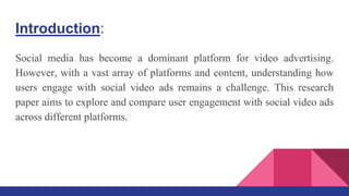 Media Research and Media Research Paper Example | PPTX