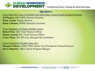 Advancing Team-Based Care: Complex Care Management in Primary Care | PPTX